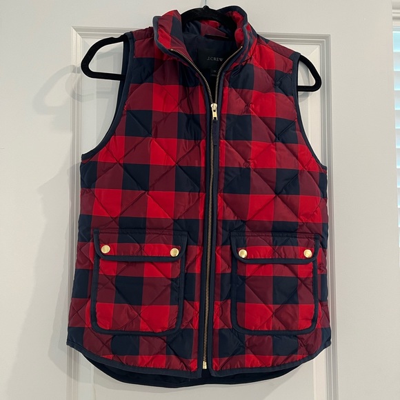 J. Crew | Jackets & Coats | J Crew Buffalo Check Vest | Poshmark